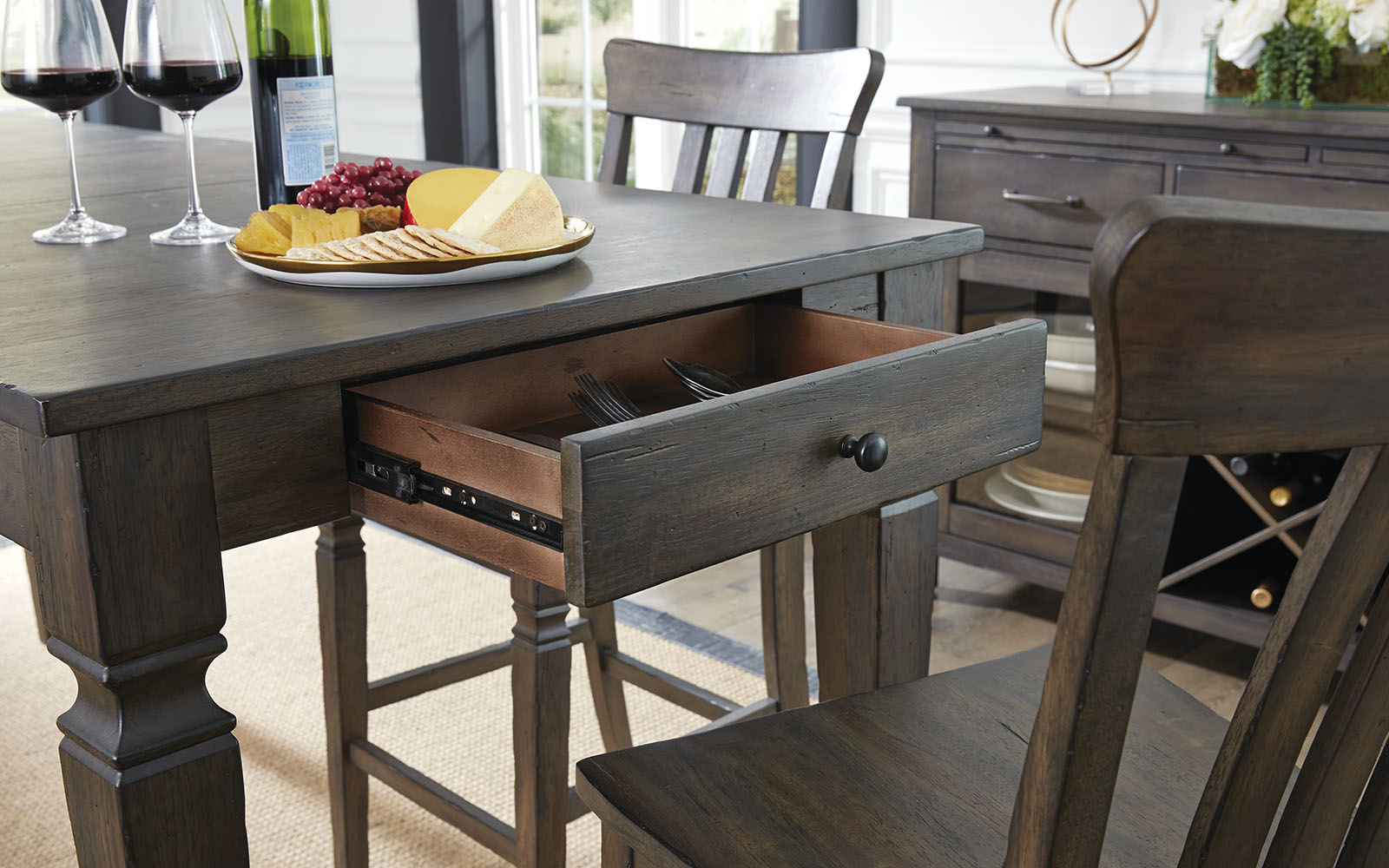 GATHER HEIGHT FRIENDSHIP TABLE - A-America Wood Furniture